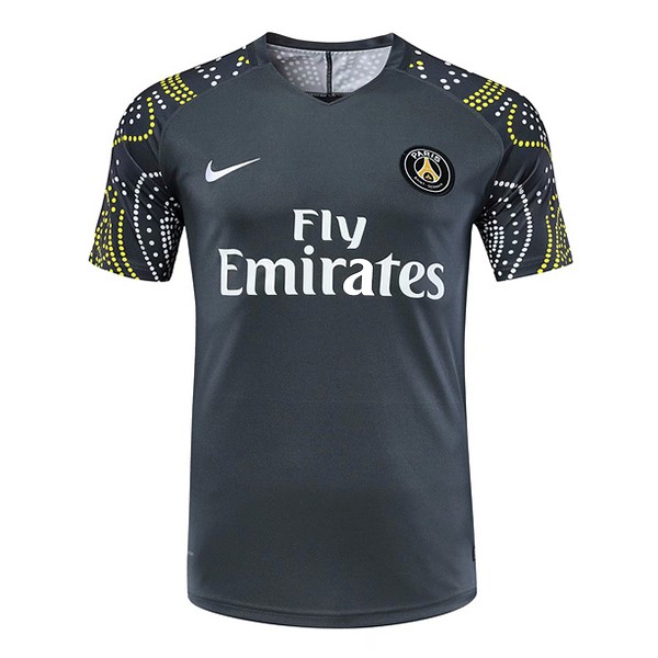 Acheter Entrainement Paris Saint Germain 2019-20 Negro Jaune Pas Cher