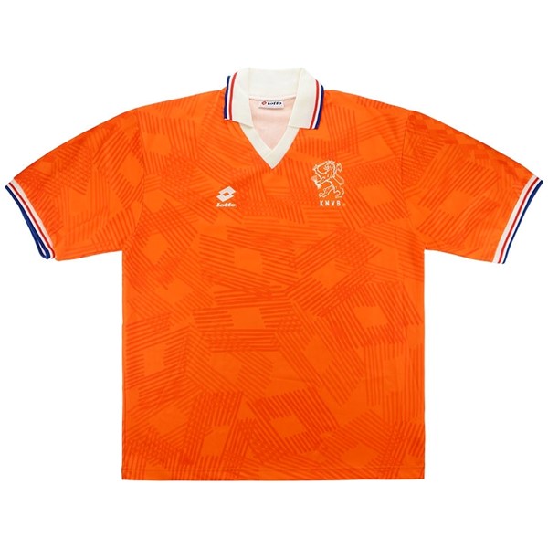 Acheter Maillot Football Pays-Bas Domicile Retro 1991 1992 Orange Pas Cher