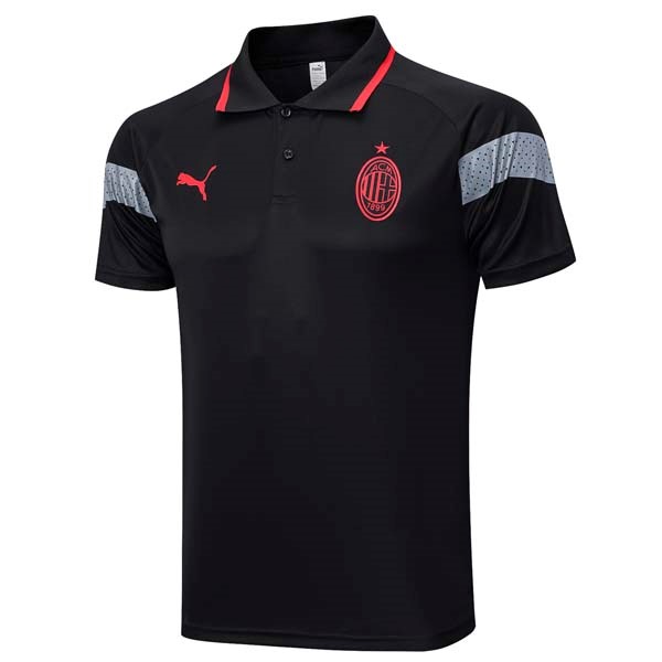 Acheter Polo AC Milan 2023-24 Noir Pas Cher